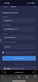 Rain Bet Promo Codes - $10 Off Coupons May 2026