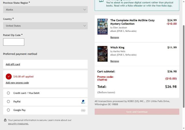 Rakuten Kobo Promo Codes - 40% Off (Verified) Oct 2025
