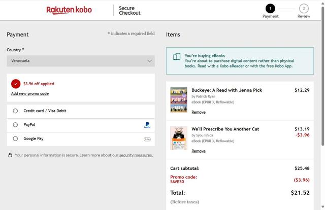 Rakuten Kobo Promo Codes - 40% Off (Verified) Sep 2025