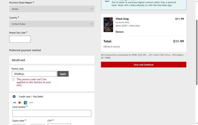Rakuten Kobo Promo Codes - 40% Off (Verified) Aug 2025