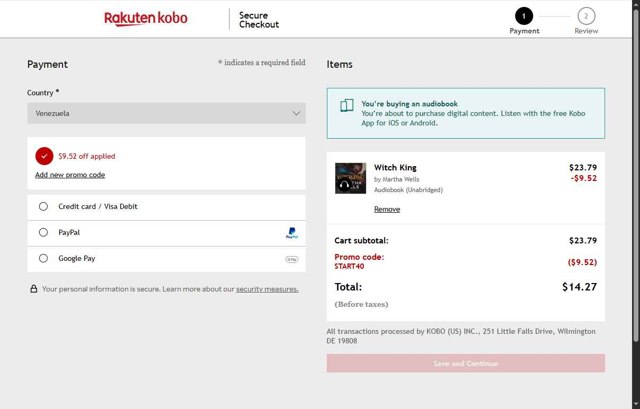 Rakuten Kobo Promo Codes - 40% Off (Verified) Aug 2025