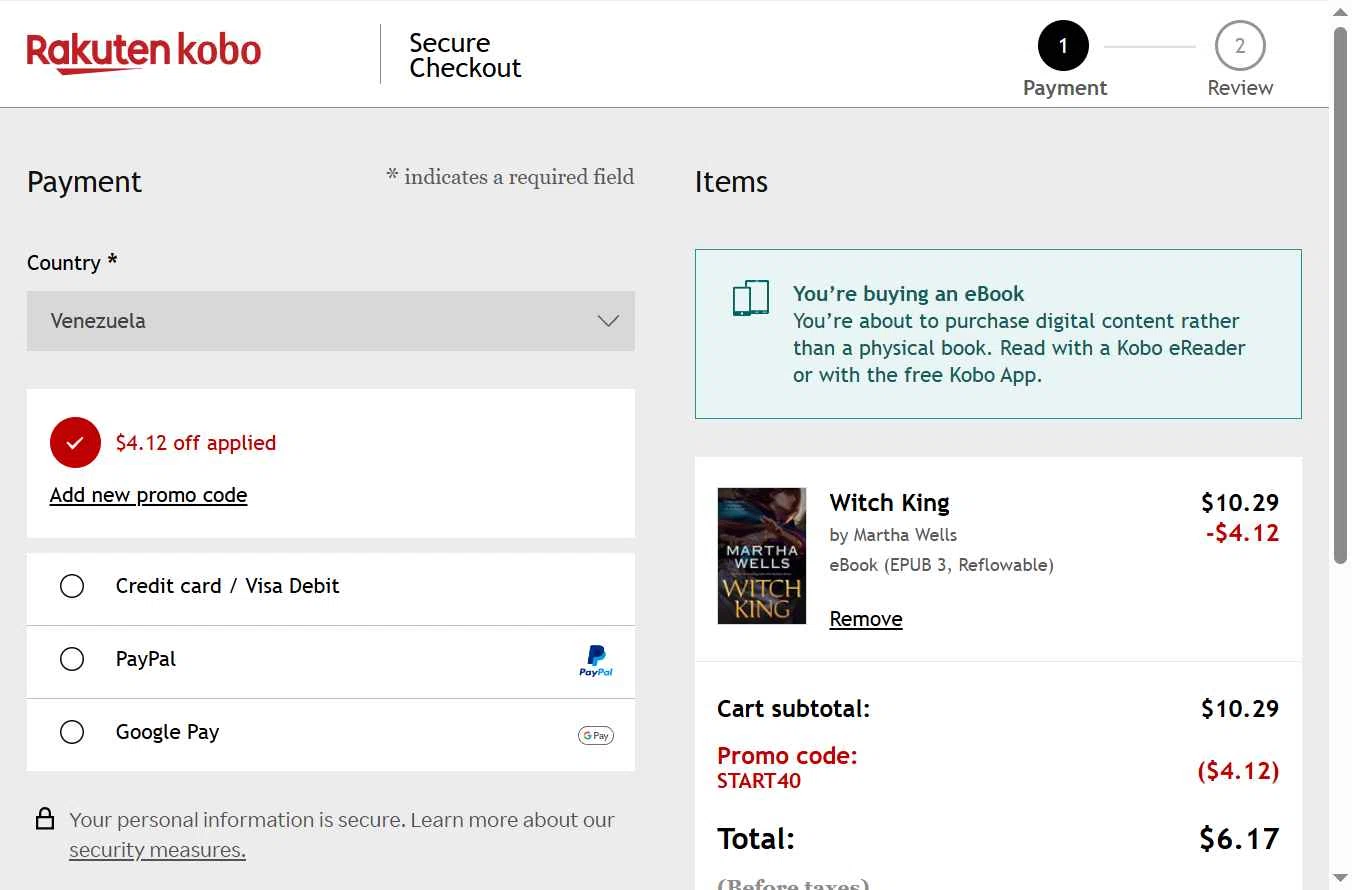 Rakuten Kobo Promo Codes - 40% Off (4 Verified) Nov 2025