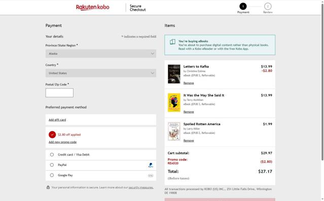 Rakuten Kobo Promo Codes - 40% Off (Verified) Sep 2025