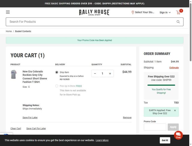Rally House Promo Codes (7 Verified) - 20% Off Jul 2025