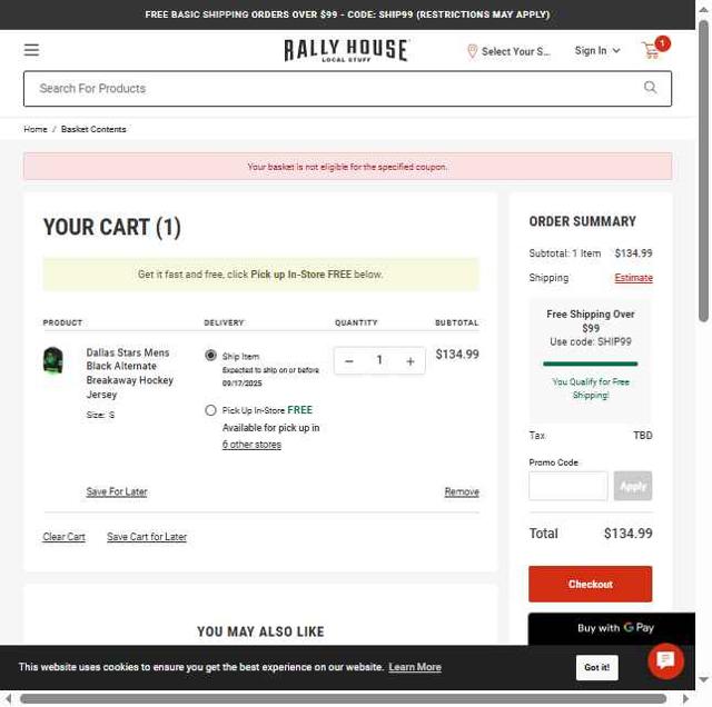 Rally House Promo Codes (7 Verified) - 20% Off Oct 2025