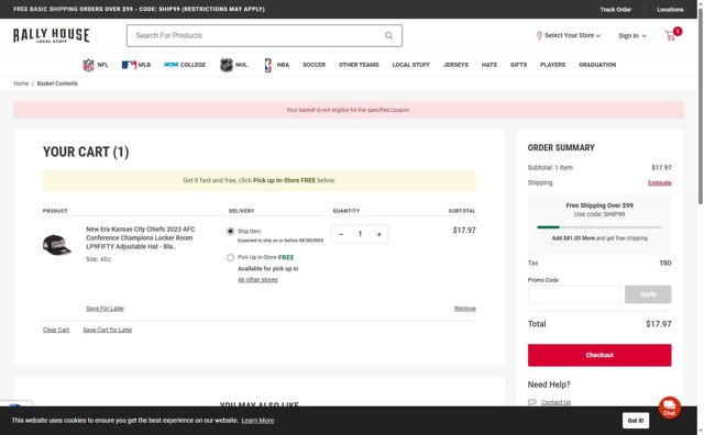 Rally House Promo Codes (7 Verified) - 40% Off Jun 2025