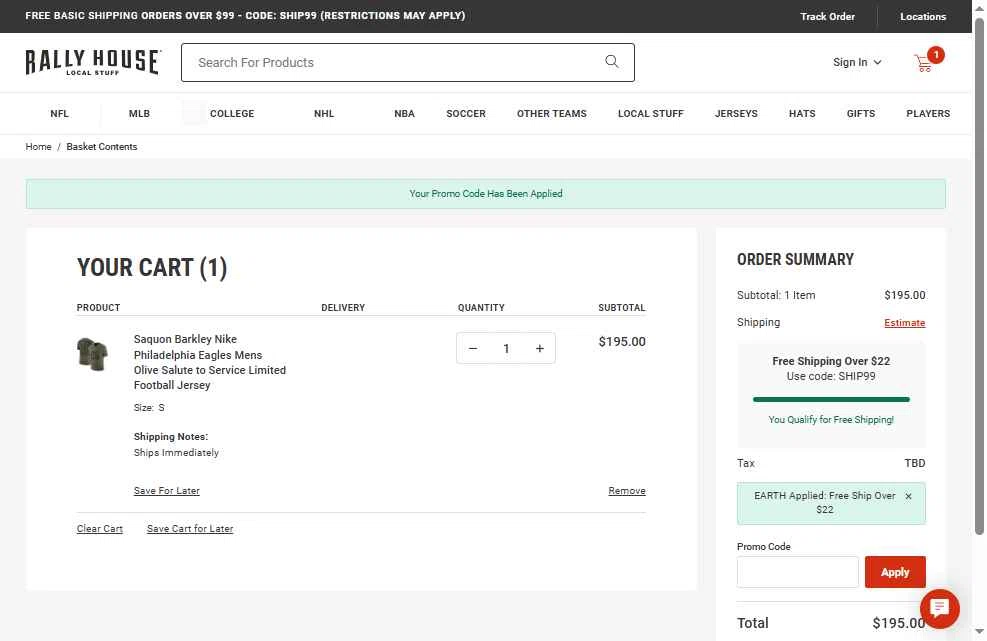 Rally House + Free Ship Coupons & Discounts Dec 2025