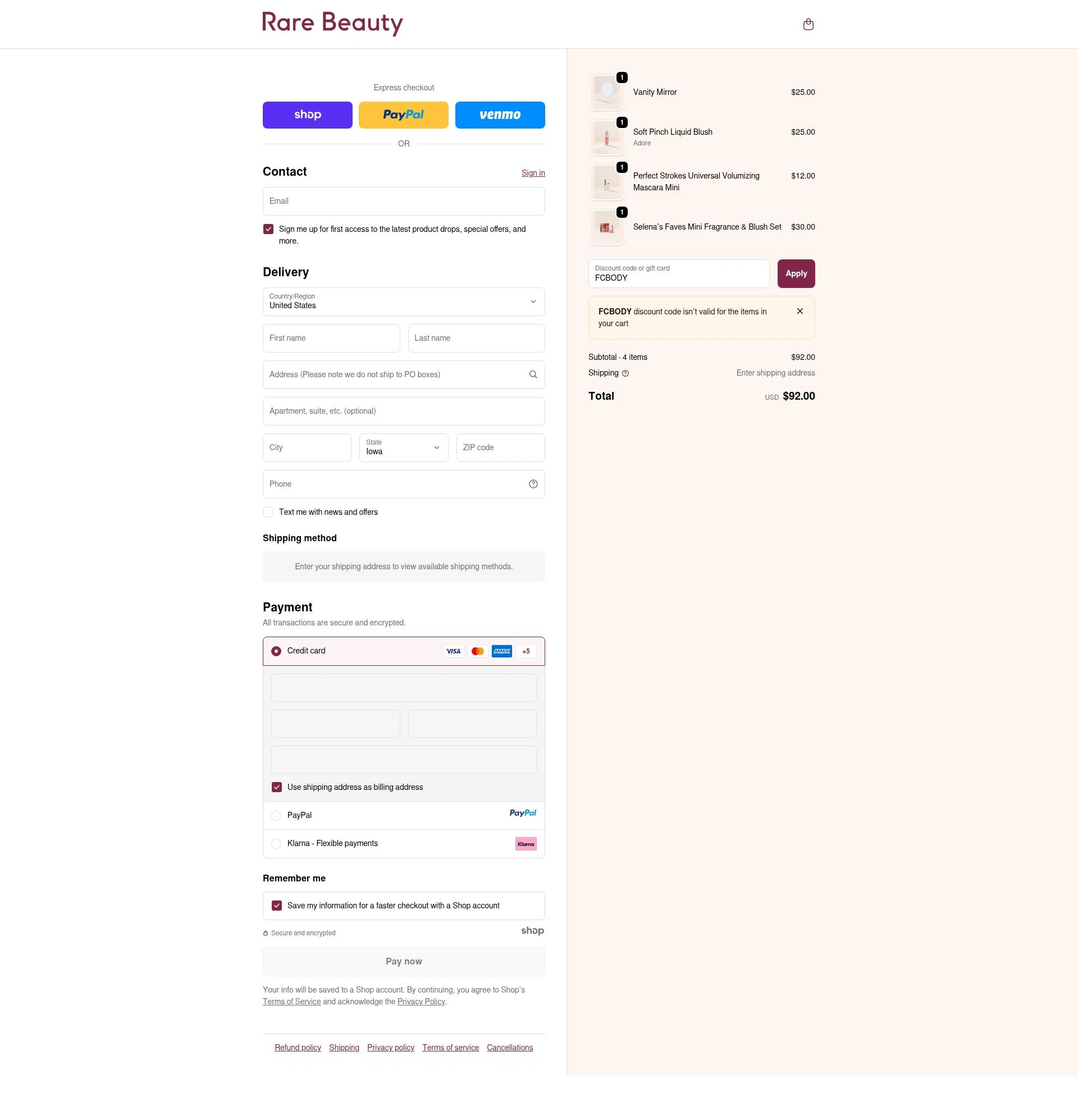 Rare Beauty Promo Codes - 10% Off (2 Verified) Nov 2025