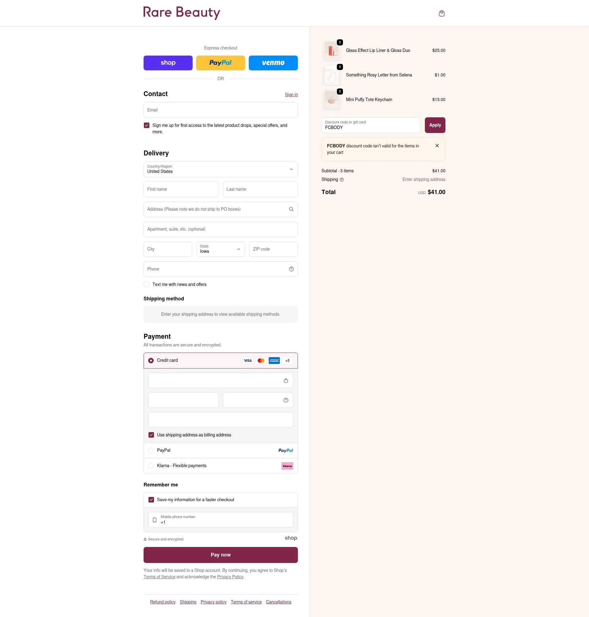 Rare Beauty Promo Codes - 10% Off (2 Verified) Jan 2026