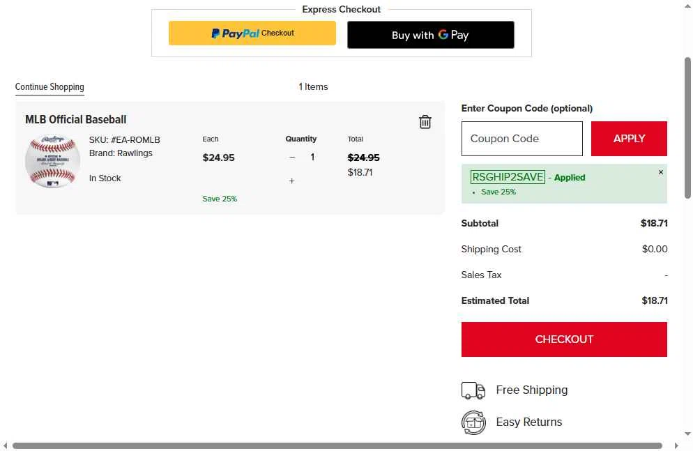 Rawlings Promo Codes - 25% Off (15 Verified) Jan 2026