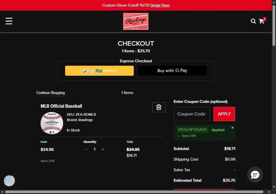 Rawlings Promo Codes - 25% Off (15 Verified) Nov 2025