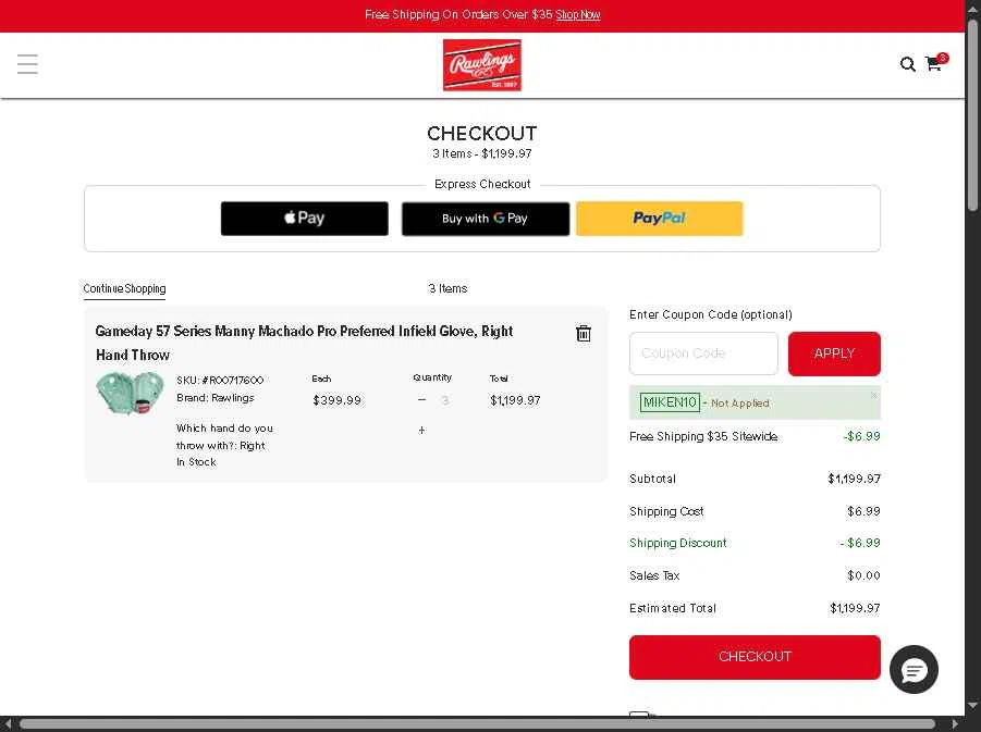 Rawlings Promo Codes - 25% Off (14 Verified) Jan 2026