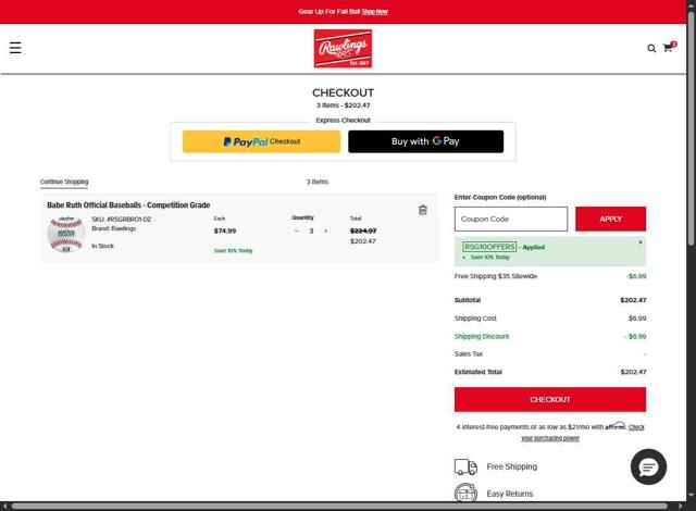 Rawlings Promo Codes - 25% Off (15 Verified) Oct 2025