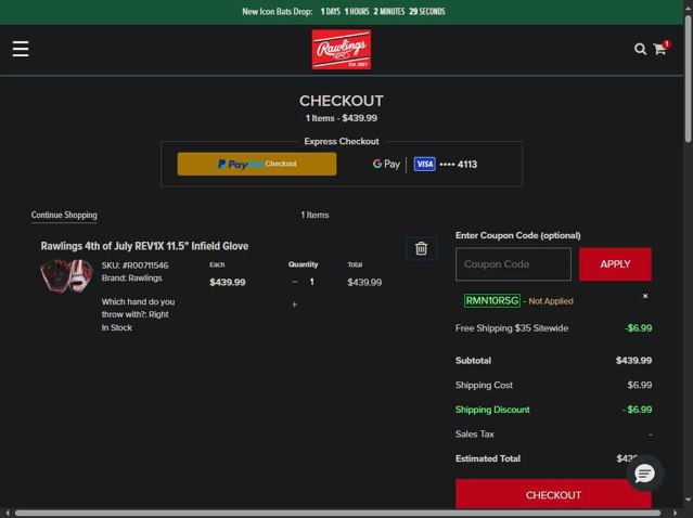 Rawlings Promo Codes - 25% Off (16 Verified) Aug 2025
