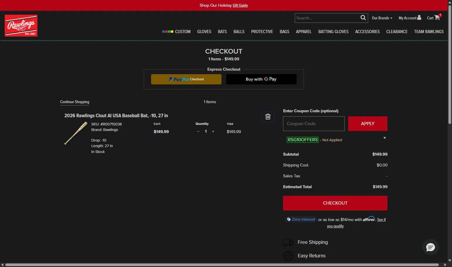 Rawlings Promo Codes - 25% Off (15 Verified) Dec 2025