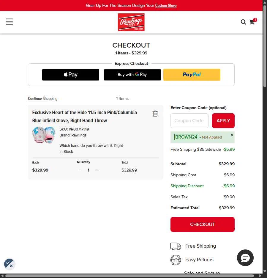 Rawlings Promo Codes - 25% Off (14 Verified) Jan 2026