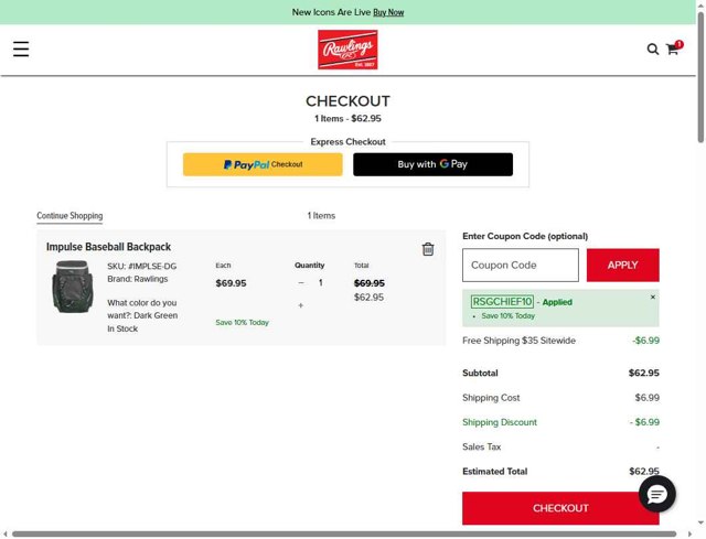 Rawlings Promo Codes - 25% Off (16 Verified) Sep 2025