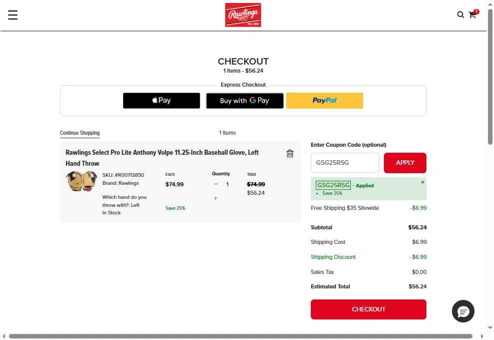 Rawlings Promo Codes - 25% Off (14 Verified) Jan 2026