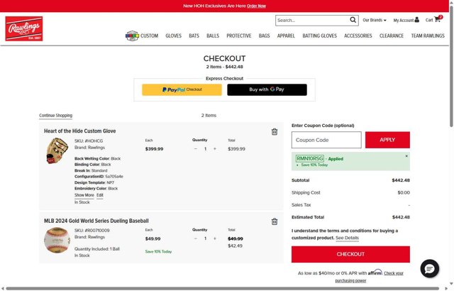 Rawlings Discount Codes - 20% Off (9 Verified) May 2025