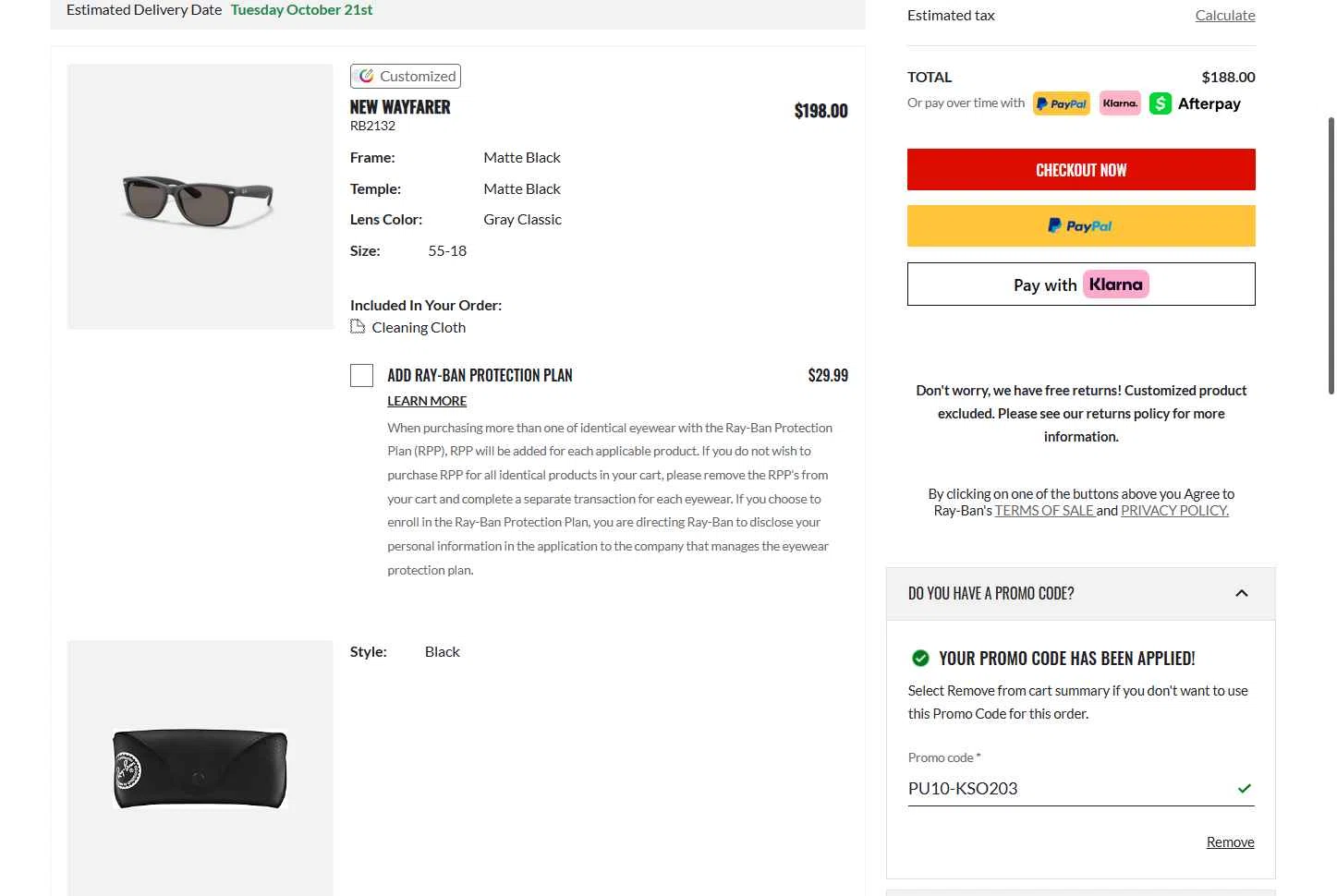 Ray-Ban Promo Codes - $10 Off (1 Verified) Nov 2025