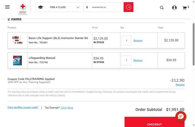 American Red Cross Promo Codes - 10% Off Oct 2025