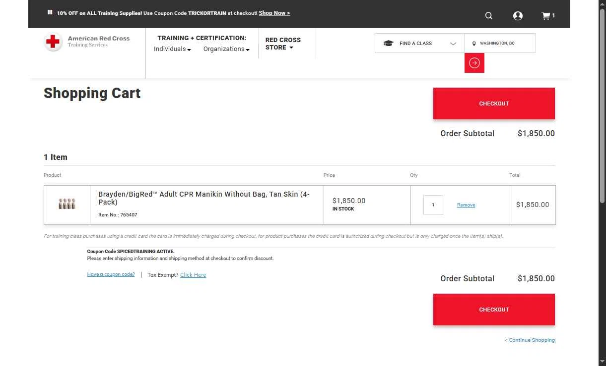 American Red Cross Promo Codes - 10% Off Nov 2025