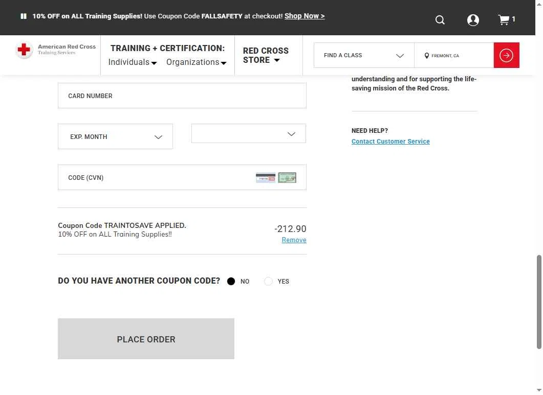 American Red Cross Promo Code - 10% Off Dec 2025