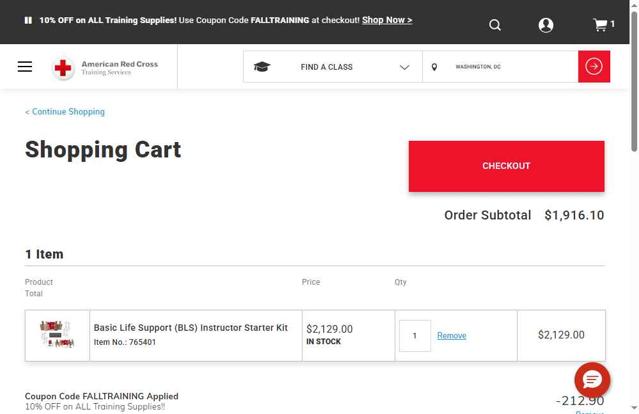 American Red Cross Promo Codes - 10% Off Oct 2025