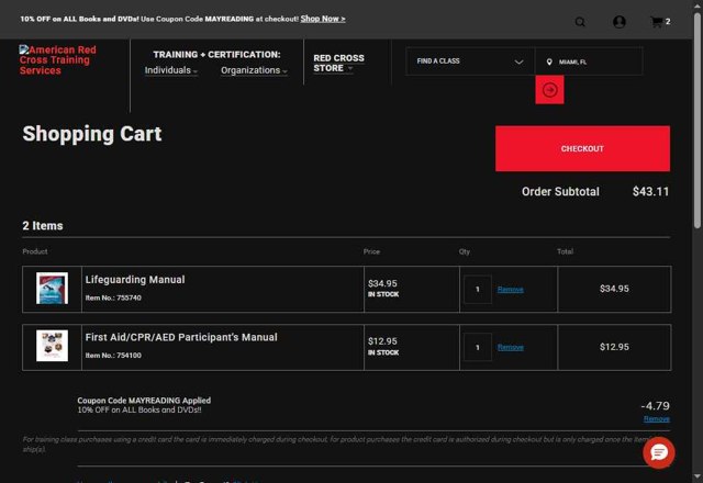 American Red Cross Promo Codes - 10% Off Jun 2025