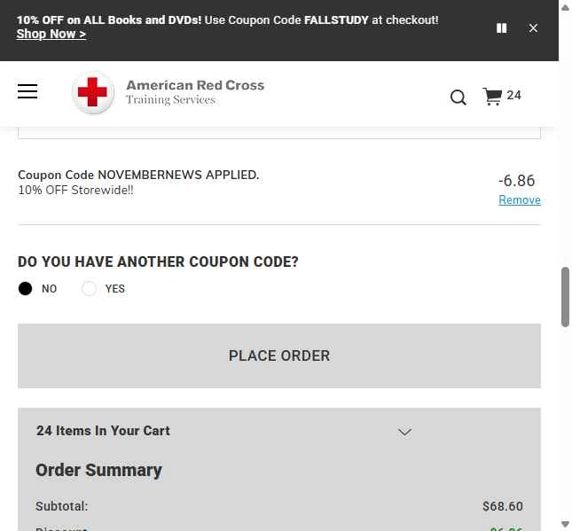 American Red Cross Promo Code - 10% Off Dec 2025