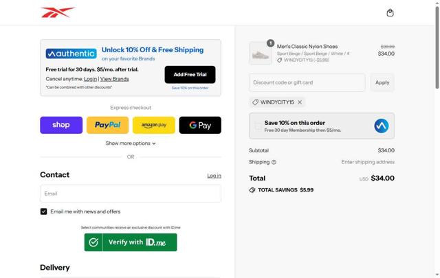 Reebok Discount Codes - 15% Off (3 Verified) Sep 2025