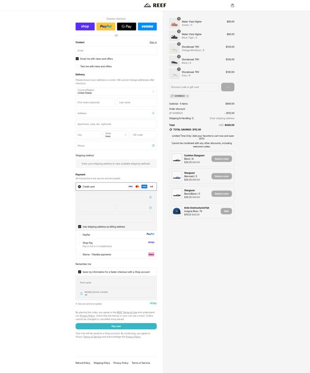Reef Promo Codes (6 Verified) - 20% Off Sitewide Sep 2025