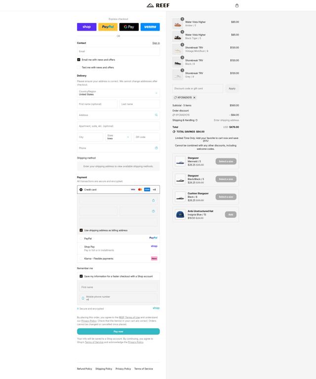 Reef Promo Codes (6 Verified) - 20% Off Sitewide Sep 2025