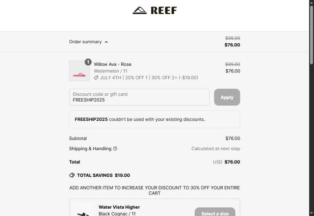 Reef Promo Codes (6 Verified) - 20% Off Sitewide Jul 2025
