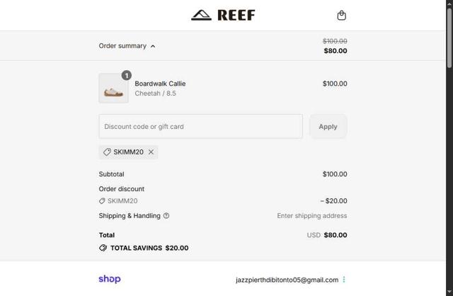 Reef Promo Codes (6 Verified) - 20% Off Sitewide Sep 2025