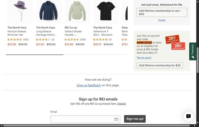 REI Promo Codes - 20% Off Coupons Jun 2025