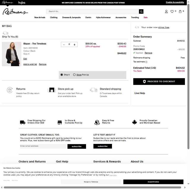 Reitmans Discount Codes - 30% Off (4 Verified) Oct 2025