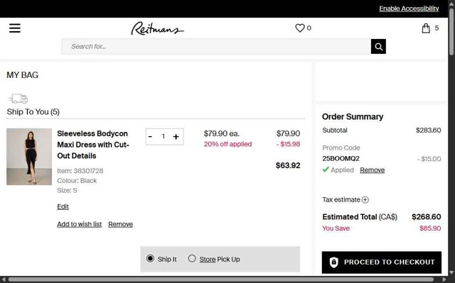 Reitmans Discount Codes - 20% Off (5 Verified) Sep 2025