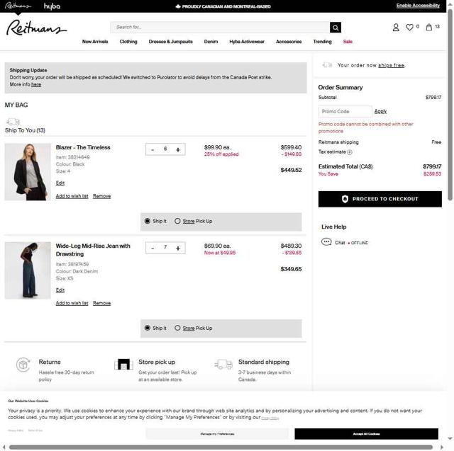 Reitmans Discount Codes - 30% Off (4 Verified) Oct 2025