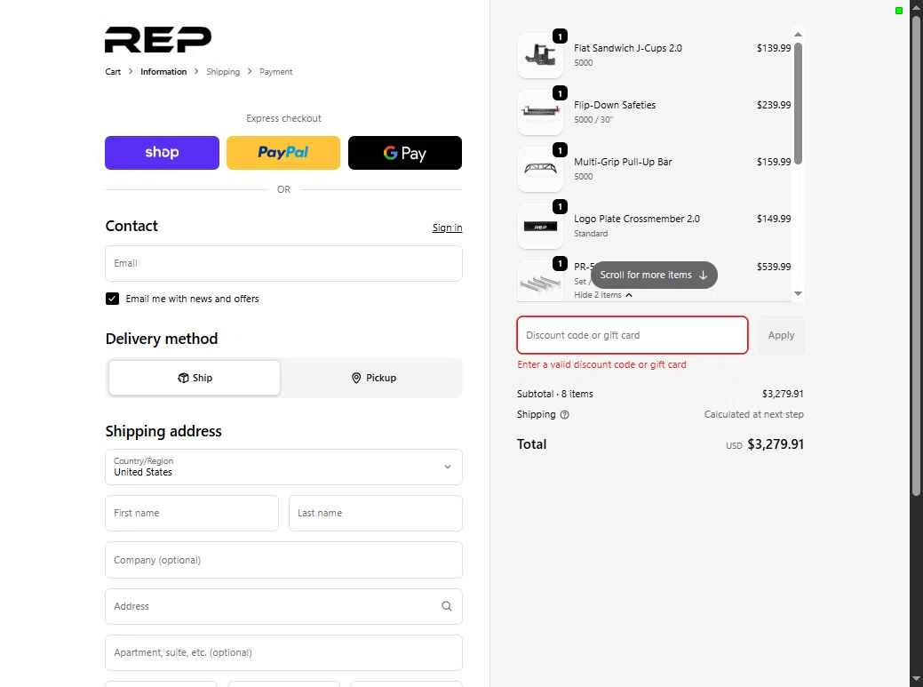 Rep Fitness Promo Codes - 25% Off (+3 Codes) June 2026