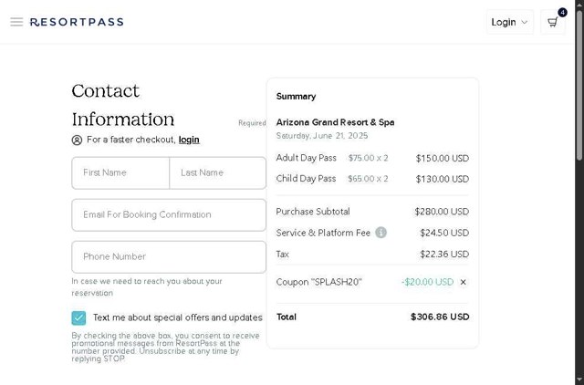 ResortPass Promo Codes (1 Verified) - $20 Off Jul 2025