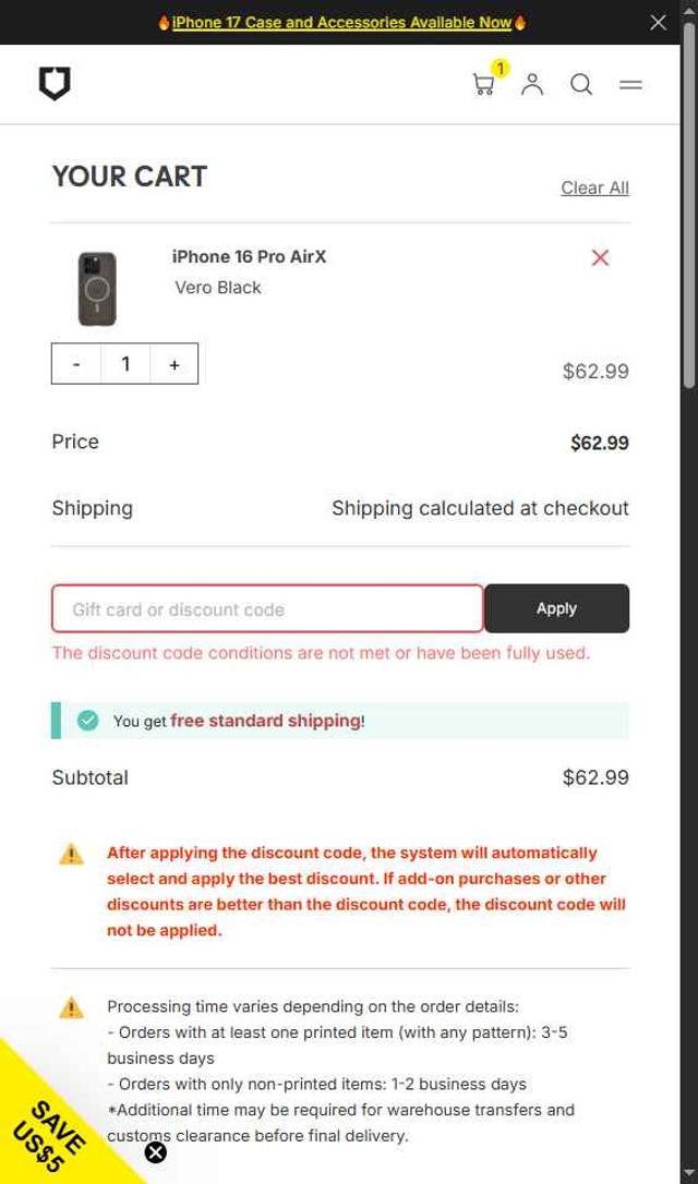 RhinoShield Promo Codes (4 Verified) - 10% Off Sep 2025