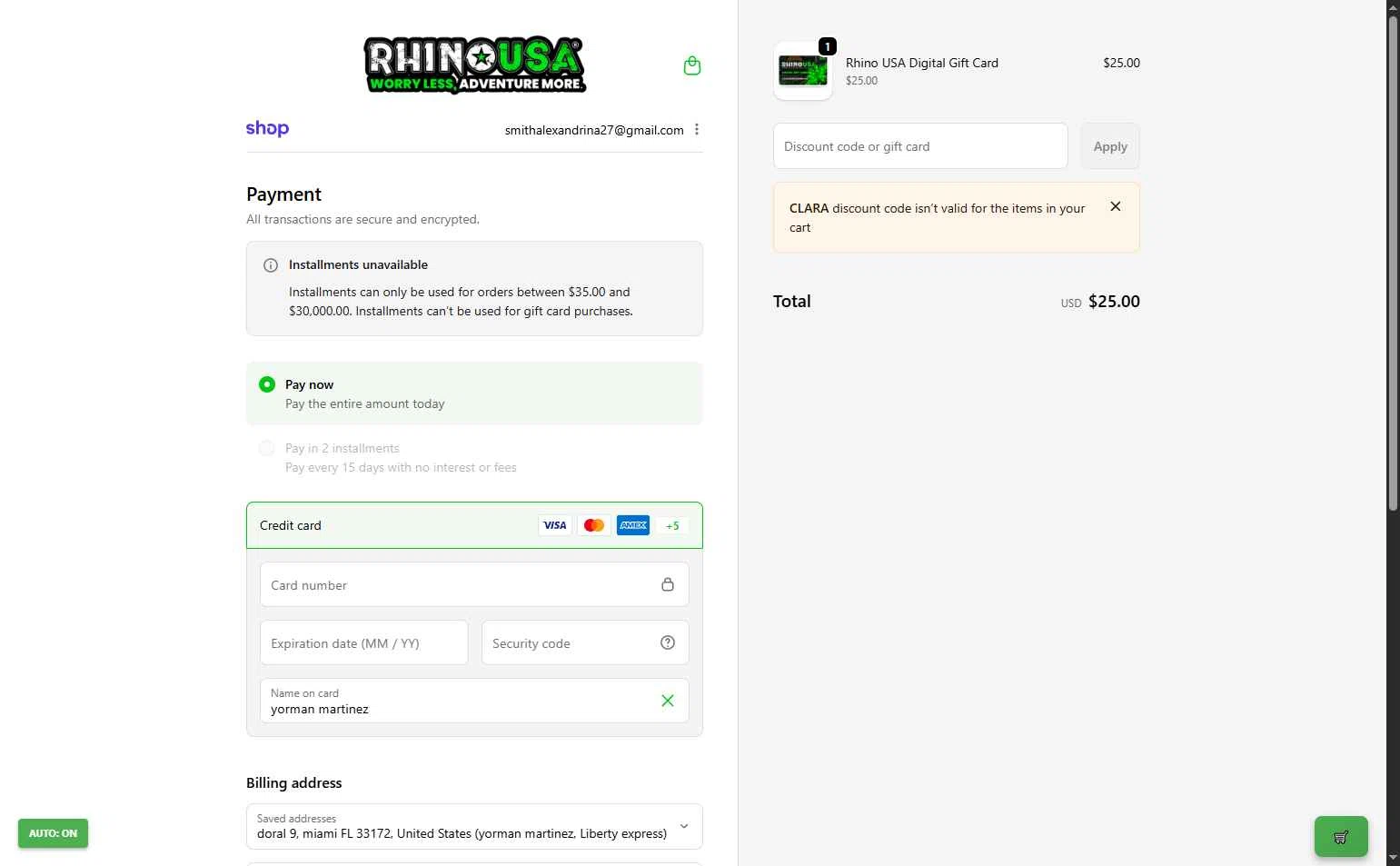 Rhino USA Promo Codes - 40% Off (611 Verified) Dec 2025