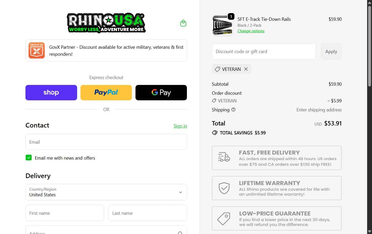 Rhino USA Promo Codes - 40% Off (613 Verified) Dec 2025