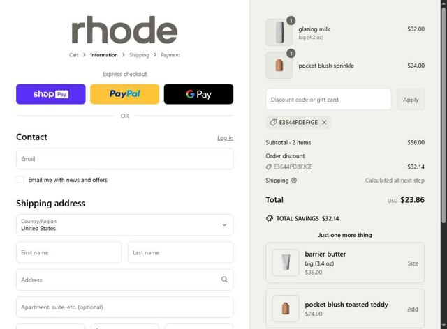 rhode skin Promo Codes (1 Verified) - 30% Off Jul 2025