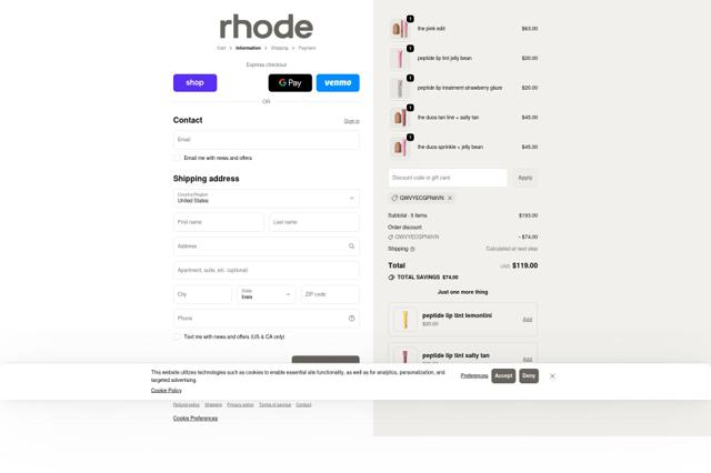 rhode skin Promo Codes (1 Verified) - 30% Off Oct 2025