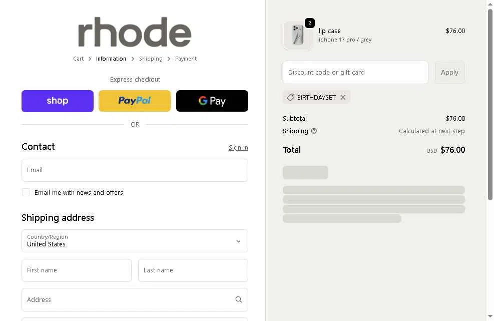 rhode skin Promo Codes - 15% Off (2 Verified) Dec 2025