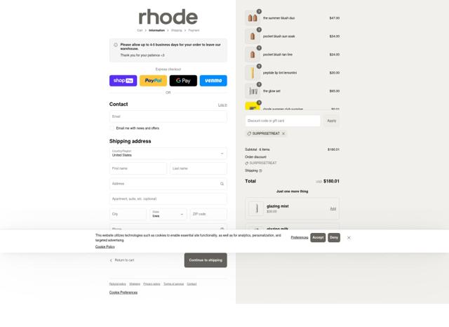 rhode skin Promo Codes (1 Verified) - 20% Off Sep 2025
