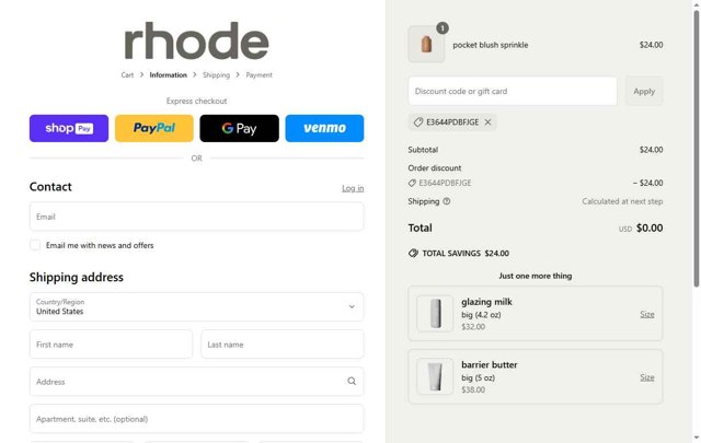 rhode skin Promo Codes (1 Verified) - 30% Off Jun 2025