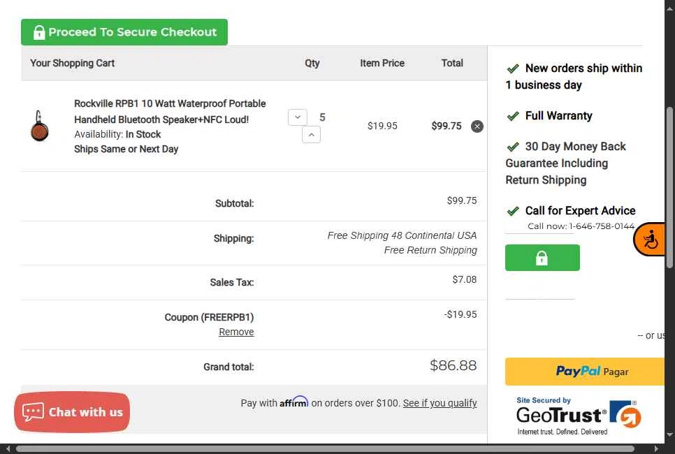 Rockville Audio Coupon Code